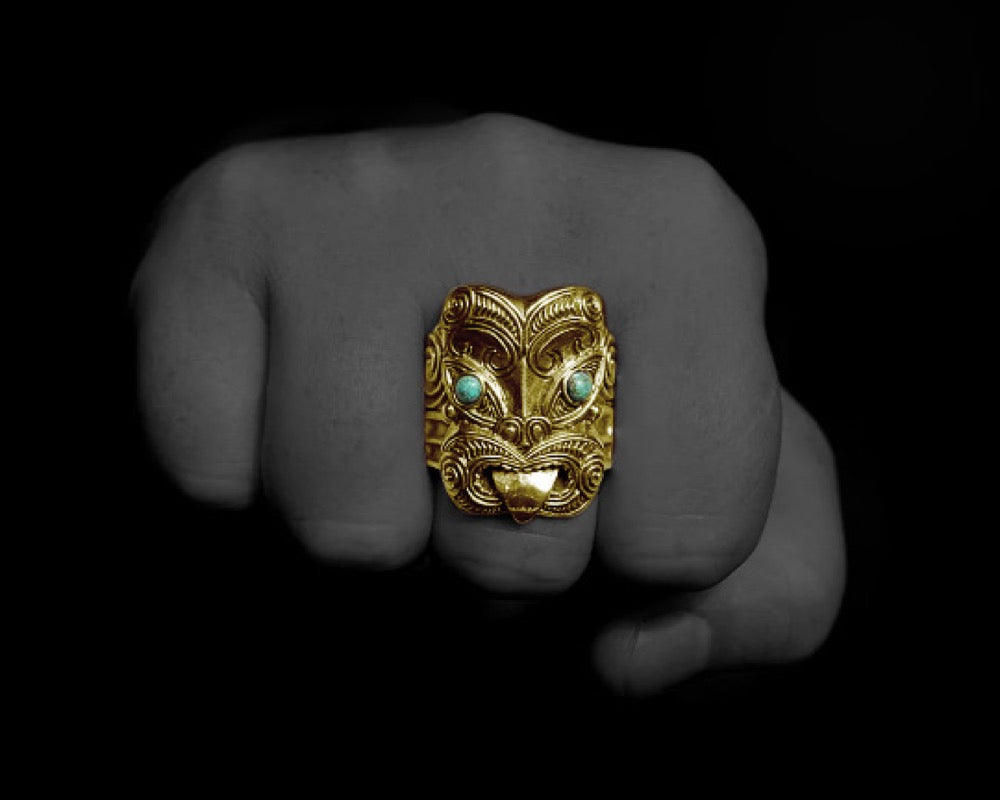 Maori War Ring - Tumatauenga Warrior (NZ) | Tuwharetoa Bone – Toa Bone